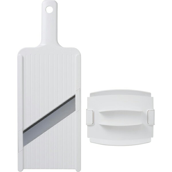 貝印　kai corporation キャベツスライサー　指ガード付き　DH8025 ふんわりキャベツの千切りもラクラク！ワイドな刃幅でキャベツはもちろん、カブや大根、タマネギなどを簡単・手軽にスライスができます。 本体には溝が付いているの...