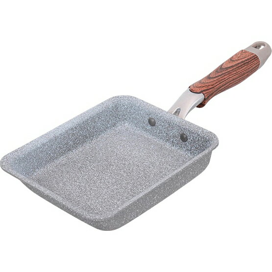 和平フレイズ ライトストーン　IH玉子焼　13×18cm　RB-2899 軽くて丈夫 耐摩耗試験100万回クリア！軽さと丈夫さを兼ね備えたフライパンです。長時間調理にも疲れにくく、使いやすさも抜群。毎日の料理を楽しくおいしくするお手伝いをし...