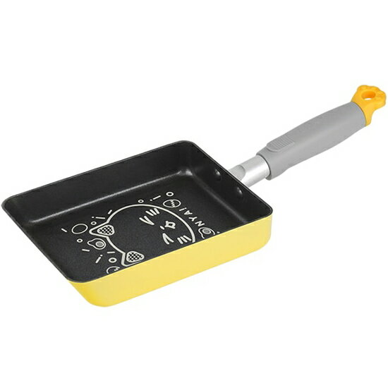 和平フレイズ にゃんこれ　IH対応玉子焼　13×18cm　RB-3121 かわいいネコちゃんモチーフの玉子焼です。 ・内面は食材がこびり付きにくく、お手入れしやすいふっ素樹脂加工です。※ふっ素樹脂加工にPFOAは使用しておりません。 ・かわ...