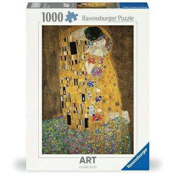 Ravensburger　ラベンスバーガー　 クリムト「接吻」　1000ピース12000066 2 クリムトの名作「接吻」を再現した1000ピースジグソーパズルです。 金色に輝く繊細なデザインとロマンチックな構図が特徴で、ピースを組み立てる...