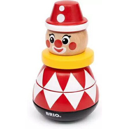 BRIO　ブリオ マグネット式クラウン　30490 ハッピーなマグネット式クラウンで遊べば、お子さまもきっと笑顔になるはず。 クラシックな BRIO カラーで鮮やかにペイントされた木製のつみきは、FSC&reg; 認証（FSC-C11126...