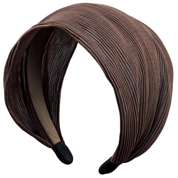 コモライフ おしゃれに隠せる幅広カチューシャ 薄毛・白髪・くせ毛などをサッと隠せる幅広カチューシャ 白髪や薄毛を隠すことができる幅広のカチューシャ。プリーツ部分をたたんで好みの幅に調整することができる。シリコンカバーでずれにくい。 ●開封の...