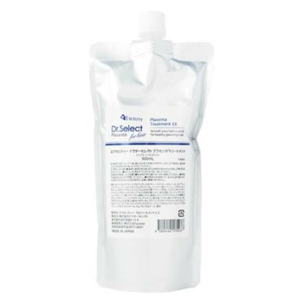 Dr.Select ドクターセレクト EXCELITY エクセリティー プラセンタ トリートメント EX 詰替え用 500ml ダメージリペア成分が髪の内部まで浸透、 内側から輝く髪へ。 Dr.Select ドクターセレクト EXCELIT...