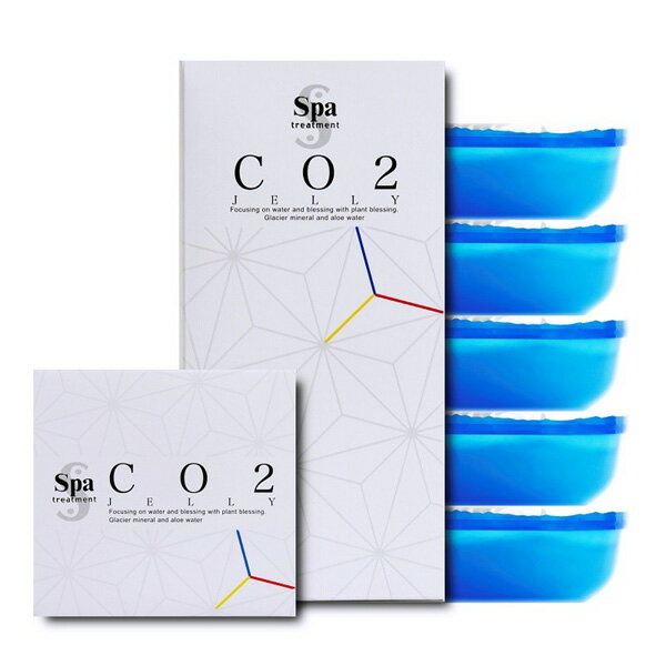 Spa treatment スパトリートメントCO2ジェリーG 1.8g×5包 B剤 30g×5個 炭酸美容による肌への作用メカニズムの研究から生まれた2剤式のパック剤 Spa treatment スパトリートメントCO2ジェリーG 1.8...