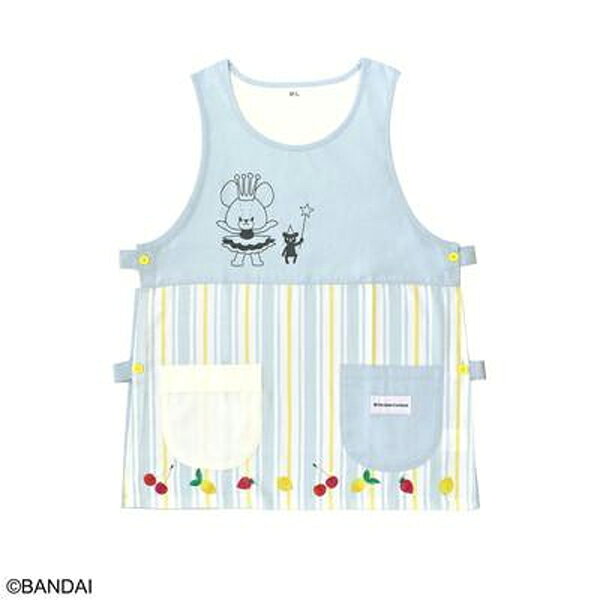 セントレディスくまのがっこうエプロン ST-IKU0006 アイボリー/ブルー 可愛くて機能的なキャラクターエプロン おしゃれで機能的なエプロンです。タオルホルダーがついているので、急ぎ必要な時も、すぐに使用できます。 商品名 セントレディ...