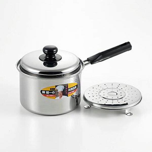 タマハシ 陳 建一 IH200V対応 片手兼用鍋 16cm 目皿付 CK-069R 目皿付きで蒸し器としても使える片手鍋 目皿付で蒸し器としても使える片手鍋。深さがあるので煮込み料理や茹で物にも重宝します。お手入れのしやすいステンレス製。料...