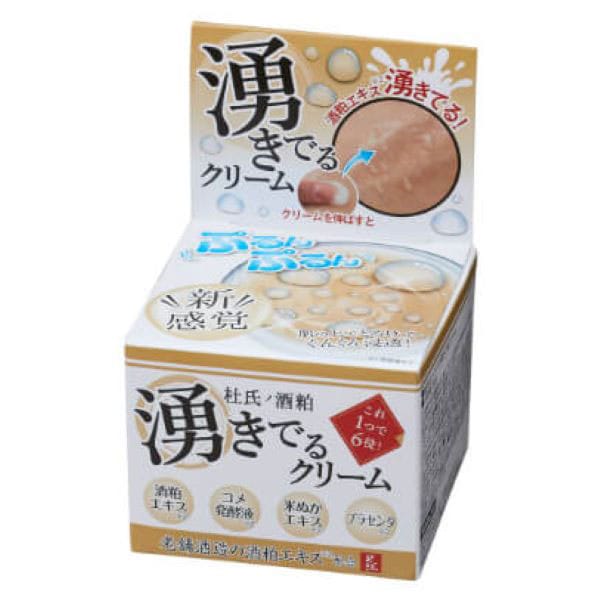 MINOLOGI 杜氏の酒粕湧きでるクリーム 濃厚酒粕エキスが湧きでるクリーム！ クリームの保湿力＆美容液の浸透力♪ みずみずしいジェルをお肌のうえで優しくまぜると、酒粕エキスたっぷりのフレッシュな美容成分が湧きだす不思議なクリーム。 老舗...