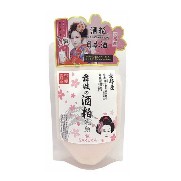 芦屋化粧品 舞妓の酒粕　洗顔　桜 クリーミーな泡で毛穴の汚れをキャッチ！ 桜エキスはソメイヨシノ葉エキスとサトザクラ花エキスの2種類を配合。 京都産の「酒粕エキス」を使用！ 【ご使用上の注意】 ・お肌に異常が生じていないかをよく注意して使用...