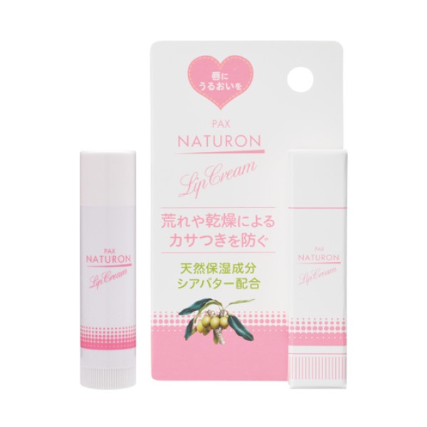 パックスナチュロン リップクリーム 唇にツヤと潤いを。 唇の乾燥を防ぎ、うるおいを保ちます。 天然保湿成分シアバターを配合したリップクリームです。 ●寒さや強い日差し、エアコンなどによる唇の乾燥や荒れを防いで、潤いを保ちます。 ●合成界面活...