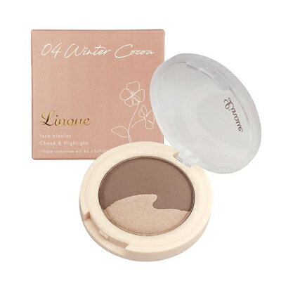 セラ リヌエ　フェイスバイカラー チークとハイライトが1つに。化粧崩れも簡単お直し！ ■ふんわりチークとハイライトがひとつに！ ■マスクによる化粧崩れも簡単お直し♪ ■小さいバックやポーチで邪魔にならないサイズ感と、さらさらとしたテクスチャ...