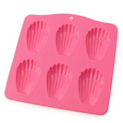 青芳 スリール　ヌーヴォ　マドレーヌ型　6カップ　080098 お菓子作りに最適なシリコン製のお菓子型です。 ●おうち時間を利用してお菓子作りにチャレンジしたい方におすすめ、お菓子作りに最適な 　シリコン製のお菓子型です。 ●ハートやお花な...