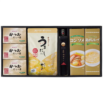 apide だし詰合せ　Dasi-DN 内祝い等、贈り物に最適なお出汁のセットです。 ●料理の決め手、だしにこだわった詰合せです。 商品名 apideだし詰合せ　Dasi-DN サイズ 箱：約47.7×24.5×4.7cm 重量 約1000...