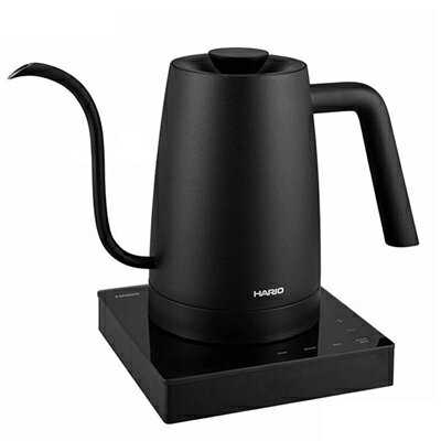 HARIO　ハリオ エレクトリックケトル　ライラ　ECK-80 操作性と機能性の軽やかな共演 - Electric Kettle Lyra ●軽量設計 ●繊細に注げる細口ノズル ●握りやすいハンドル ●ケトル底面に保護クッション付き ●スリ...