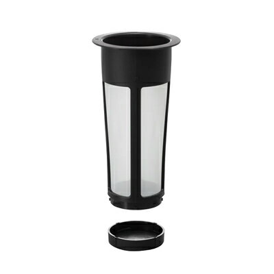 HARIO　ハリオ パーツ　MCPN　ストレーナー　S-MCPN-14-B 水出し珈琲ポットのストレーナーパーツです。 ●出し珈琲ポットのストレーナーパーツです（下フタ付き）。 色：ブラック 対応製品 ・MCPN-7-B（水出し珈琲ポットミ...