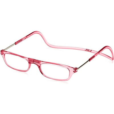 オーケー光学 clic　クリック　レギュラー　ピンク　PK 首にかけておける老眼鏡 ●フレームに埋め込まれた磁石でメガネの掛け外しを行い、首にかけておける老眼鏡です。 ※当商品はフレーム中央部に磁石を使用しています。 　ペースメーカー、クレ...