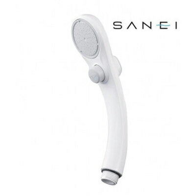 SANEI 低水圧用ストップシャワーヘッド　PS323B-81XA-MW2 低水圧板で勢いアップ!! ●少し強めの肌あたり。勢いアップタイプのシャワーヘッドです。 ●少ない水でも勢いがアップする、低水圧板で節水!! ●また、ストップ機能付で...