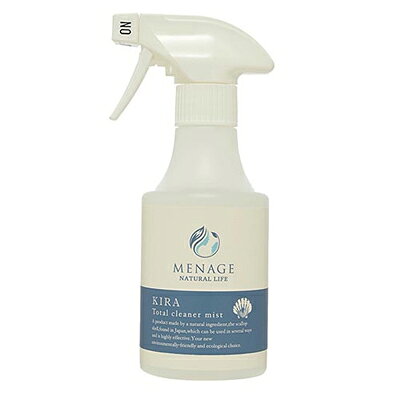 テクノインペックス メナージュ KIRA-輝- 掃除用万能スプレー 300ml 日本産ホタテ貝殻粉末を使用した掃除用スプレーです。 ＊天然素材のみの力でご家庭の様々な汚れを落とします。 ＊お子様にも安全な素材で作られておりますので安心してお...