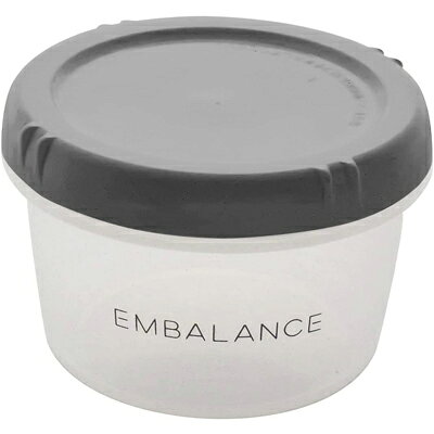 EMBALANC エンバランス ラウンドコンテナ S 250ml グレー 12186 フタをずらせば、電子レンジOK！ ■野菜などの新鮮さを保ち、栄養素の減少を抑えます。 ■薬味・サプリメント・薬などの小さな物の保存に便利な丸型容器。 ■フ...