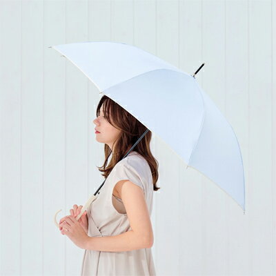 ナチュラルベーシック スクエアカット手元 無地 60cm 715-063 持ちやすいサラサラ素材の角型手元 ●パイピングがワンポイントの無地傘です。 ※重さ・サイズは目安です。 商品名 ナチュラルベーシックスクエアカット手元 無地 60cm...