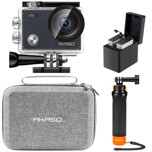 【AKASOV50Xハイエンドアクションカメラ】4K/30fps、2.7K30fps、および2K60fpsのビデオ解像度を搭載したAKASOV50Xアクションカメラは、信じられないほどの超高画質のビデオを撮影することができます。生活の美しさ...