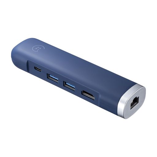 抗菌シリコン素材を使ったモバイルドッキングステーションです。 シリコン素材で耐衝撃仕様です。 ケーブルが収納できる仕様なので持ち運びに便利です。 Type-Cケーブル1本でHDMIディスプレイ、USB機器、有線LANの拡張接続ができるUSB...