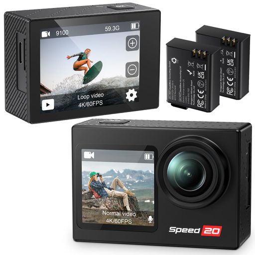 【プロ級の4K画質と驚きの安定性】最高の瞬間を鮮明に記録。4K/60fpsの超高解像度で、あらゆる瞬間を驚くほど精細でなめらかな映像として保存。さらに、先進の6軸EIS電子手ブレ補正技術が、走行中の振動やランニングなどの激しい動きによるブレ...