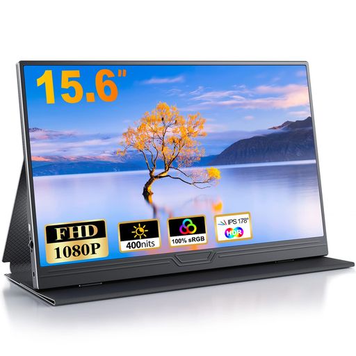 ビジネス 【非光沢IPSパネル・フルHD対応・】2026新品モバイルモニターは画質・発色が共に高品質なIPSパネルを採用し、視野角による輝度変化が少なく、最大178°までの超広角を実現し、どこから見ても鮮明な画像や映像が表示できます。100...