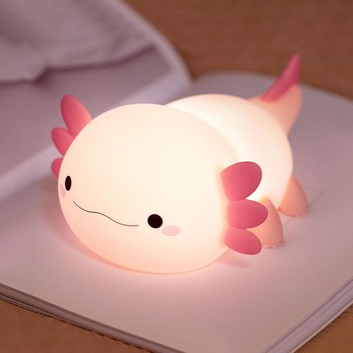 デコレーション BPAフリ、フワフワのシリコン素材、調光機能、タイマー付き、充電式ムードライト、かわいい外観 【超フワフワな食品グレードのシリコン素材】FAMIDUOのうーぱーるーぱーシリコンナイトライトは、プレミアムスクイーズソフトシリコ...