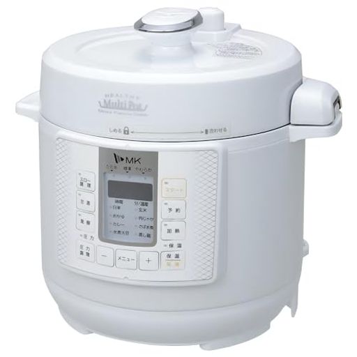 ●本体寸法mm:高さ / 278 幅 /304 奥行き / 275 ●本体質量:約4kg ●消費電力: 750W ●電源コード長m: 約1.3 ●炊飯容量:白米2~4カップ/玄米2~3カップ ●調理容量:約2L ●満水容量:約3L ●材質:...