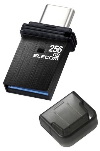 コンパクトな本体にUSB Type-C(TM)コネクターとUSB-Aコネクターを搭載したUSBメモリです。 ※USB Type-C(TM)コネクターにはキャップが付いています。 Windows パソコン、Mac、スマートフォン、タブレットな...
