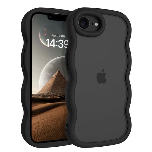 【対応機種】このケースはiphone 17e/16e に適合します。スクリーンテクターは付属していません。精密なカットアウトにより、ボタンの操作性が良く、ポートの使用も容易で、機能性に何の影響も与えません。 【ウェーブ湾曲縁&amp;TPU...