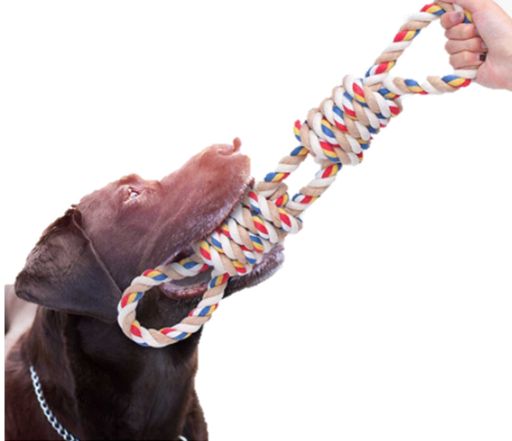アウトドア 🐶【サイズ】マルチカラーロープ:2ノット 長さ約60 cm 結び目の直径約8cm 重量約550g+(子犬用歯磨きロープ) 🐶【100%純粋な天然綿】 天然綿で作られており、毒性がなく、ワンちゃんに...
