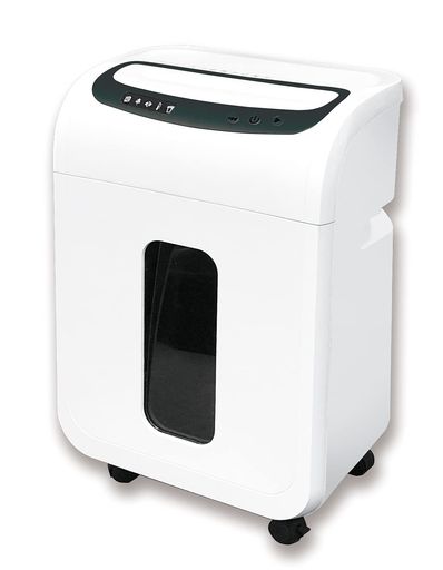ダストボックス内を照らす青色LED搭載。ゴミ屑の量を把握しやすい。 セキュリティ性の高いマイクロカットシュレッダー。細断サイズ2x14mm 最大細断枚数11枚(定格9枚)。連続使用時間約10分 オートクリーニング機能搭載で定期的に詰まった紙...