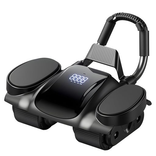 【4輪設計で安定感アップ】4輪構造を採用した腹筋ローラーで、トレーニング時の安定性を向上。左右にブレにくく、初心者でもコントロールしやすい設計です。自宅での腹筋トレーニングや体幹トレーニングに取り入れやすいトレーニング器具です。 【計数器・...