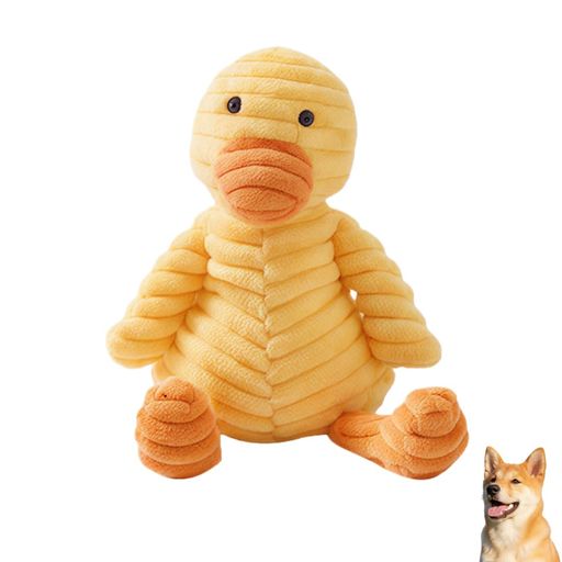 不安 【ふわふわ・優しい噛み心地】 柔らかい高品質な素材を使用。お口に優しく、パピーからシニア犬まで安心して遊べる「癒し系」おもちゃです。 【楽しい発声ギミック】 噛んだり押したりすると「ピュッ」と音が鳴り、ワンちゃんの好奇心を刺激。一人遊...