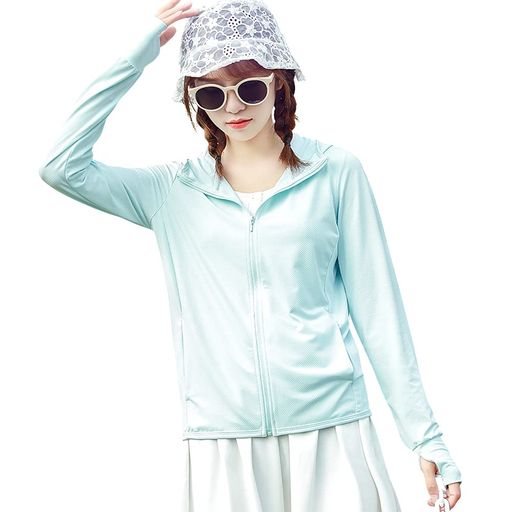日焼け防止と涼しさを提供 【UVカット】UVカット性能の最高ランクUPF50+でお肌に有害な紫外線を95%カットし、日焼けを防ぎます。夏の強い日差しから肌を守ります 【接触冷感】柔らかく、滑らかで涼しげな素材を使用、暑い季節もひんやり快適に...