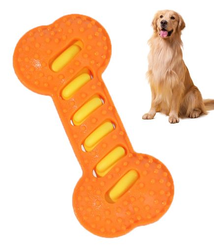 【セット内容】犬のおもちゃ*1(20*9cm オレンジ) 【大型犬のための超耐久デザイン】20x9cmの大型サイズと分厚い高強度ゴムを採用し、強い噛む力を持つ大型犬でも安心して遊べる耐久性を実現。 【安全配慮の材質と形状】犬の口腔健康を考慮...