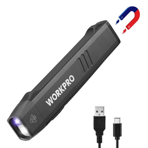 【軽量&amp;Type-C充電式】この懐中電灯は、アルミニウム合金を用いられ、僅か108gの重量で、片手でも簡単に操作できます。持ち運びはとても便利です。内蔵2000mAh リチウムイオンバッテリで、約2.5時間の充電で最大10時間連続点...