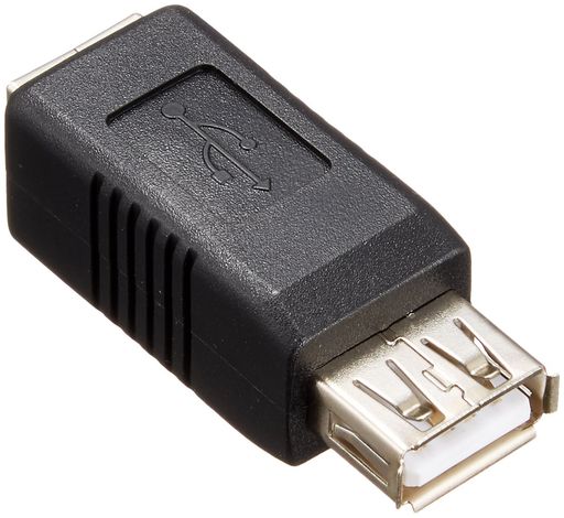 端子 : USB A(メス) 右向き矢印 USB B(メス)