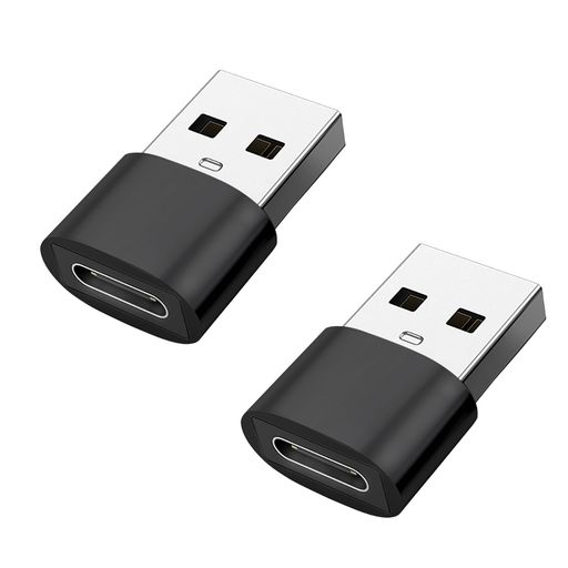 【規格】USB変換Type-cアダプタのサイズは22*14.8*6.9 mm、商品数は2個で。 【コンパクトで持ち運びしやすい】小型化、軽量化を実現し、煩雑な取り付けが不要、収納しやすく、旅行中、自宅、職場などでの持ち運びが簡単。 【安全保...
