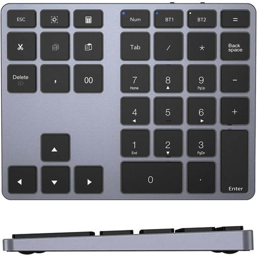Excelでの作業に便利な[ESC][Tab][コピー][貼り付け][切り取り][計算機][矢印]キーと、数字の入力に便利な[00][]キーが付いています。 Bluetooth5.0を採用しており、従来の製品と比べて転送速度や範囲が飛躍的に...
