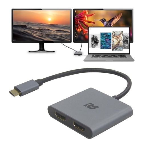 【 USB Type-Cから2台の4Kディスプレイに簡単出力 】 本製品は、パソコンのUSB Type-Cポートから2台のディスプレイに出力可能なディスプレイアダプターです。 4K60Hz出力対応のため、大画面での作業や動画鑑賞も快適。最大...