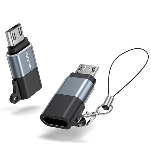 【Micro USB オス右向き矢印Type C メス変換】USB Type Cケーブルしかない場合、本製品を使用して、Micro USB機種のスマホやタブレットに高速充電とデータ転送などを操作することがお手軽くに実現できます。ご接続するだ...