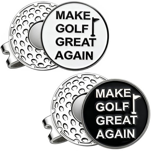 ⛳【バリューパッケージ】非常にコストパフォーマンスの高いセットです,セットには強力な磁気ゴルフハットクリップ2個と高品質ボールマーカー2個が含まれます,ボールマークはエナメル技術で作られており、製品は非常に高級です ⛳【他にはないオリジナル...