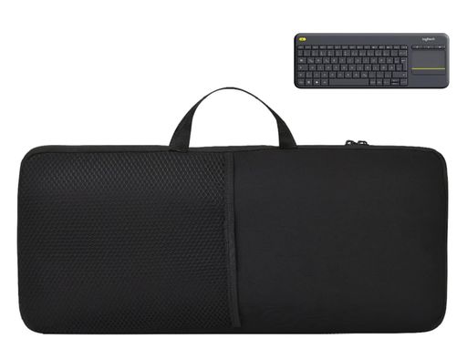 【対応機種】 For Logitech K400 Plus Wireless Touch Keyboard(with Built-In Multi-Touch Touchpad)用カスタムフィットの保護ケース。 【高品質素材】キャリング・ケ...