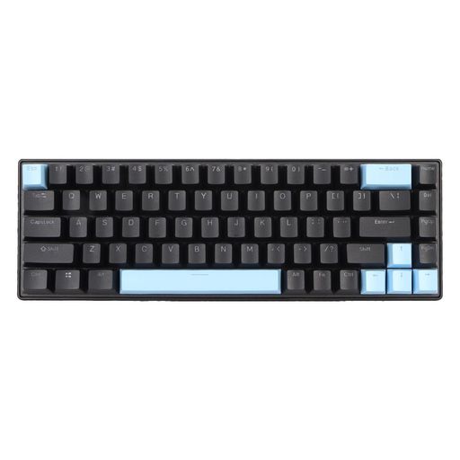[10 RGB バックライト モードで素晴らしい視覚効果を実現] 10 RGB バックライト モードを備えたこの 68 キー キーボードは、素晴らしい視覚効果を提供します。明るさを簡単に調整し、静的効果または呼吸効果を選択できます。 【FP...