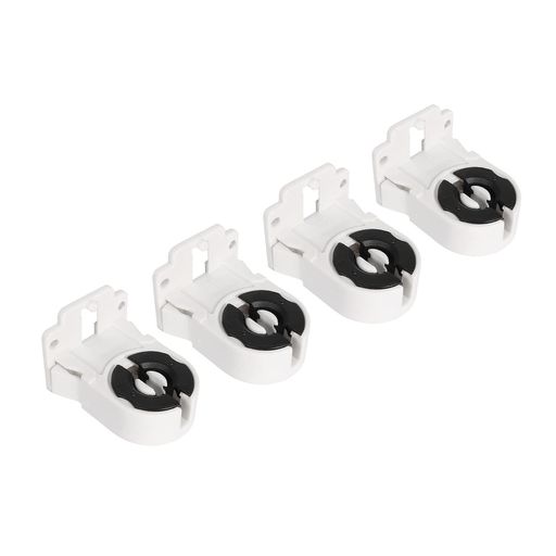 ランプホルダーの寸法:30x24x45mm(L*W*H);動作電圧:AC110-250V;最大動作電流:2A;カラー:ホワイト、ブラック;素材:プラスチック、銅;パッケージ内容:4個xT8蛍光灯ホルダー 利点:ランプホルダーの接続接点は、難...