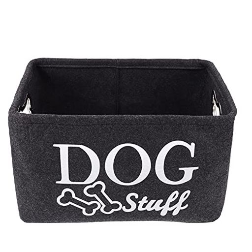 【ペットおもちゃをスッキリ収納】:40x27x25cmの大容量サイズで、犬用おもちゃ、毛布、リードなどをまとめて収納可能。リビングに置いても生活感を出さないおしゃれなデザインで、散らかりがちなペット用品をスマートに片付ける収納ボックスです。...