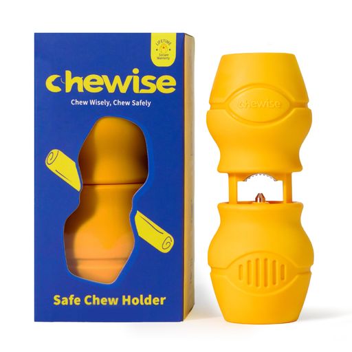 窒息防止設計 【究極の安全設計|命を守る配慮】Chewise犬用ガムホルダーは、独自の金属歯構造を採用し、噛んだ際の抜け落ちリスクを大幅に軽減できます。そして、小さくなったスティックによる窒息事故を予防します。おやつタイムも安心して見守れま...