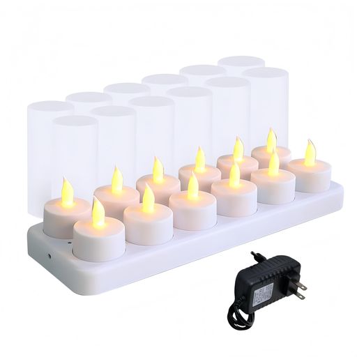 【完全安全設計】Xiayuoffi充電式無炎LEDキャンドルライトは煙や刺激臭がなく、長時間使用しても低温で安全です。底部のワンタッチスイッチで操作が簡単、複数台同時使用に対応。屋外環境でも安定した明るさを維持し、家庭やアウトドア活動の理想...